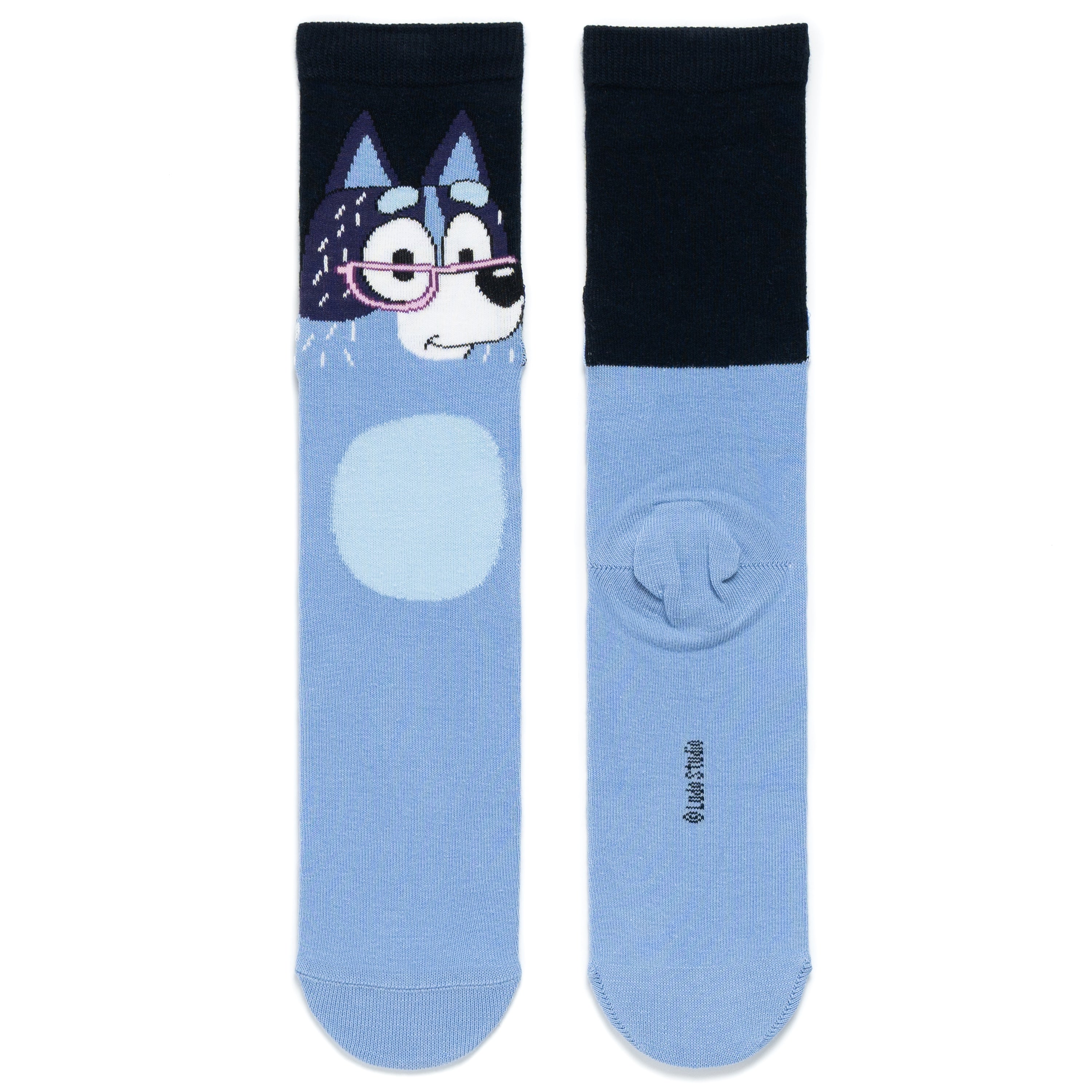 Bluey 'Nana' Navy Adult Socks | Roy's Boys