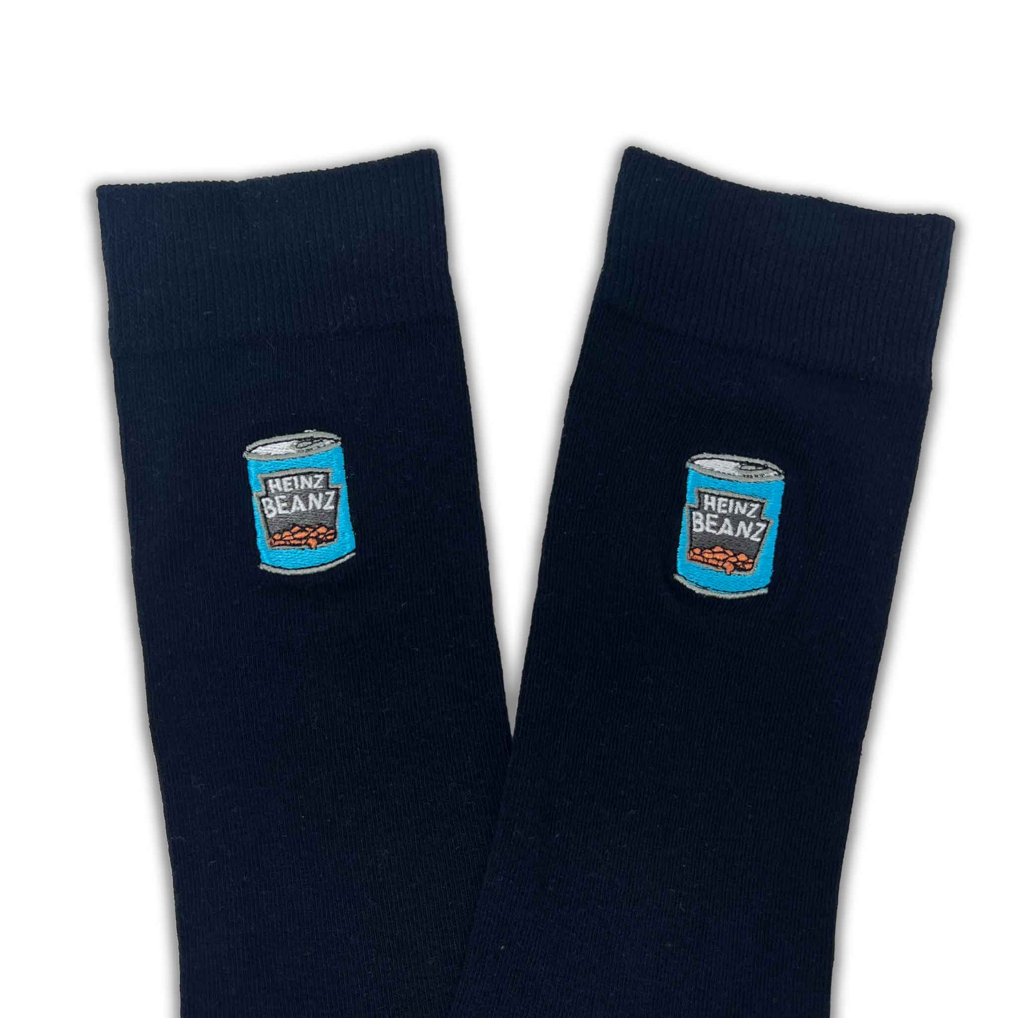 Heinz Baked Beans Can Embroidery Adult Sock | Roy's Boys