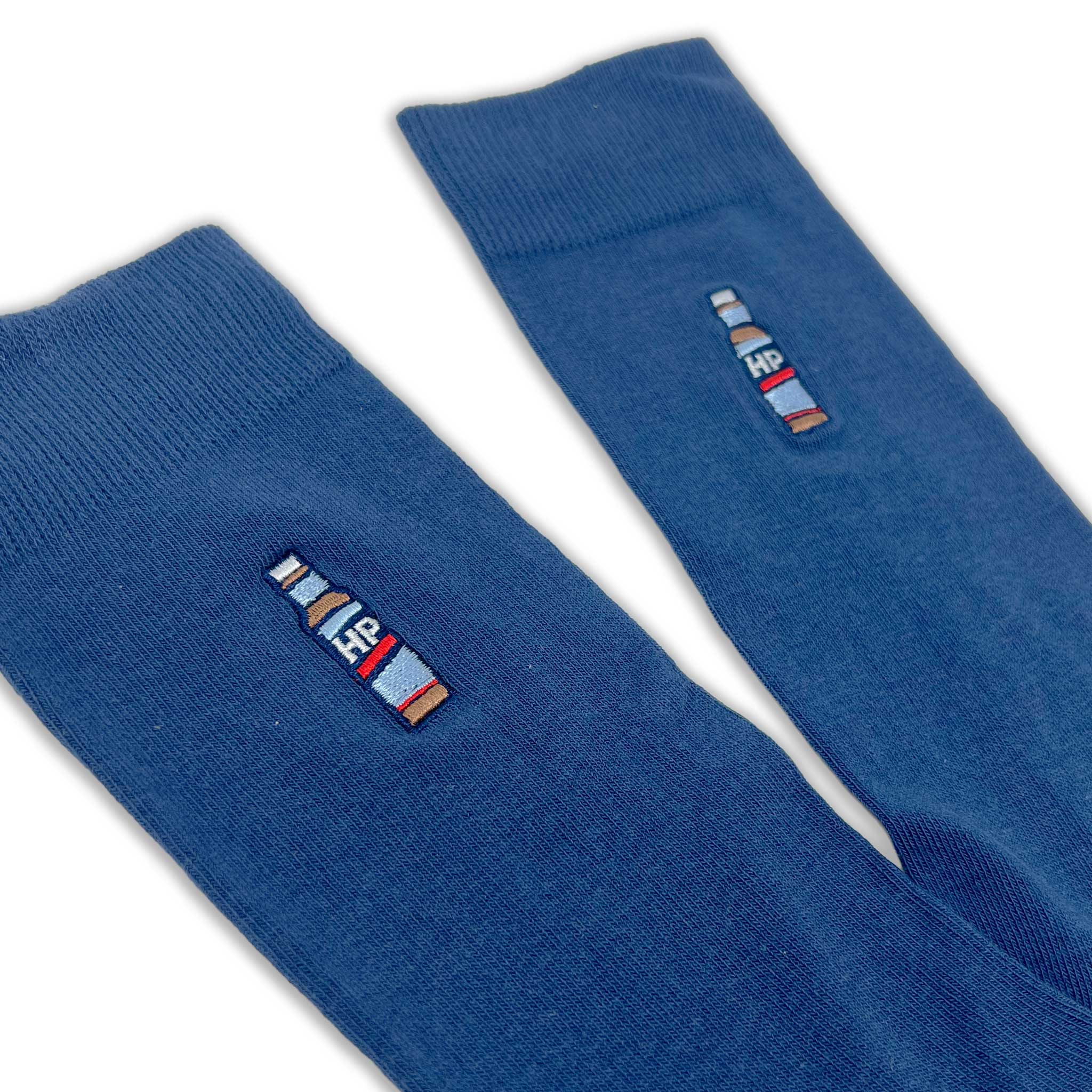 HP Brown Sauce Embroidery Adult Socks | Roy's Boys