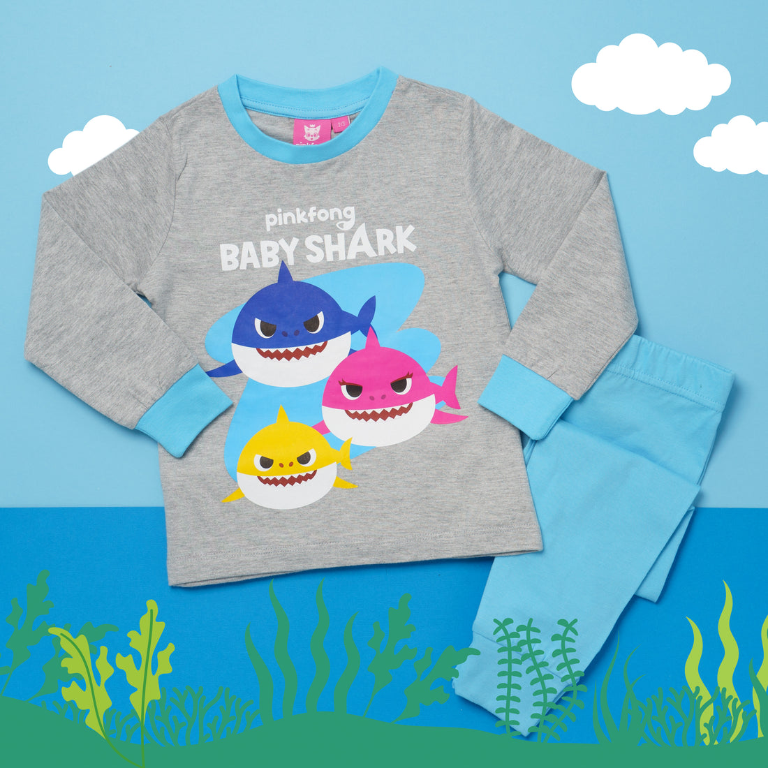 Baby Shark Pyjamas | Personalised Pyjamas | Roy's Boys