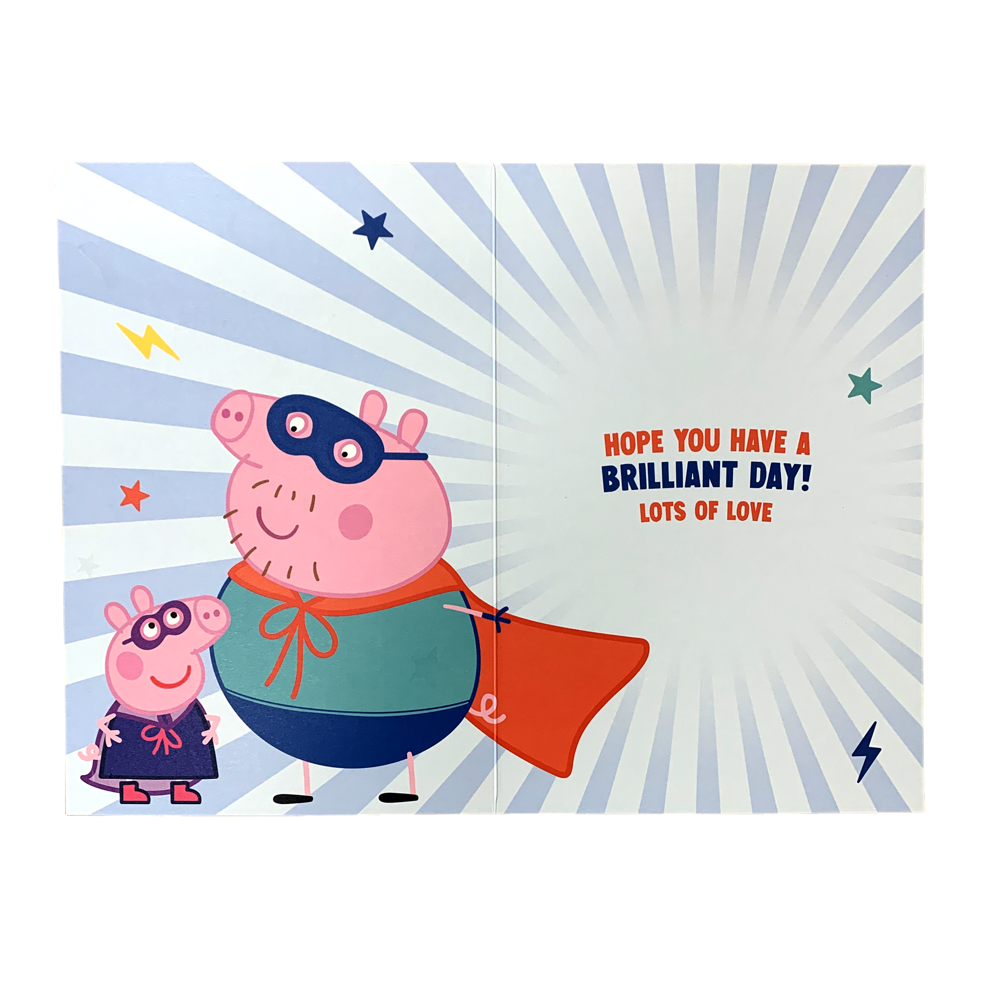 Peppa Pig Super Daddy Father's Day Card | Roy's Boys